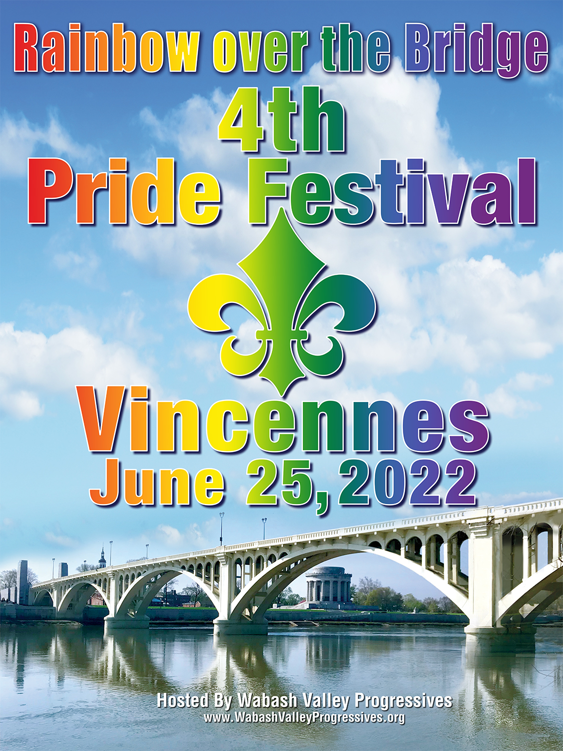 Rainbow Over the Bridge - Vincennes/Knox County VTB