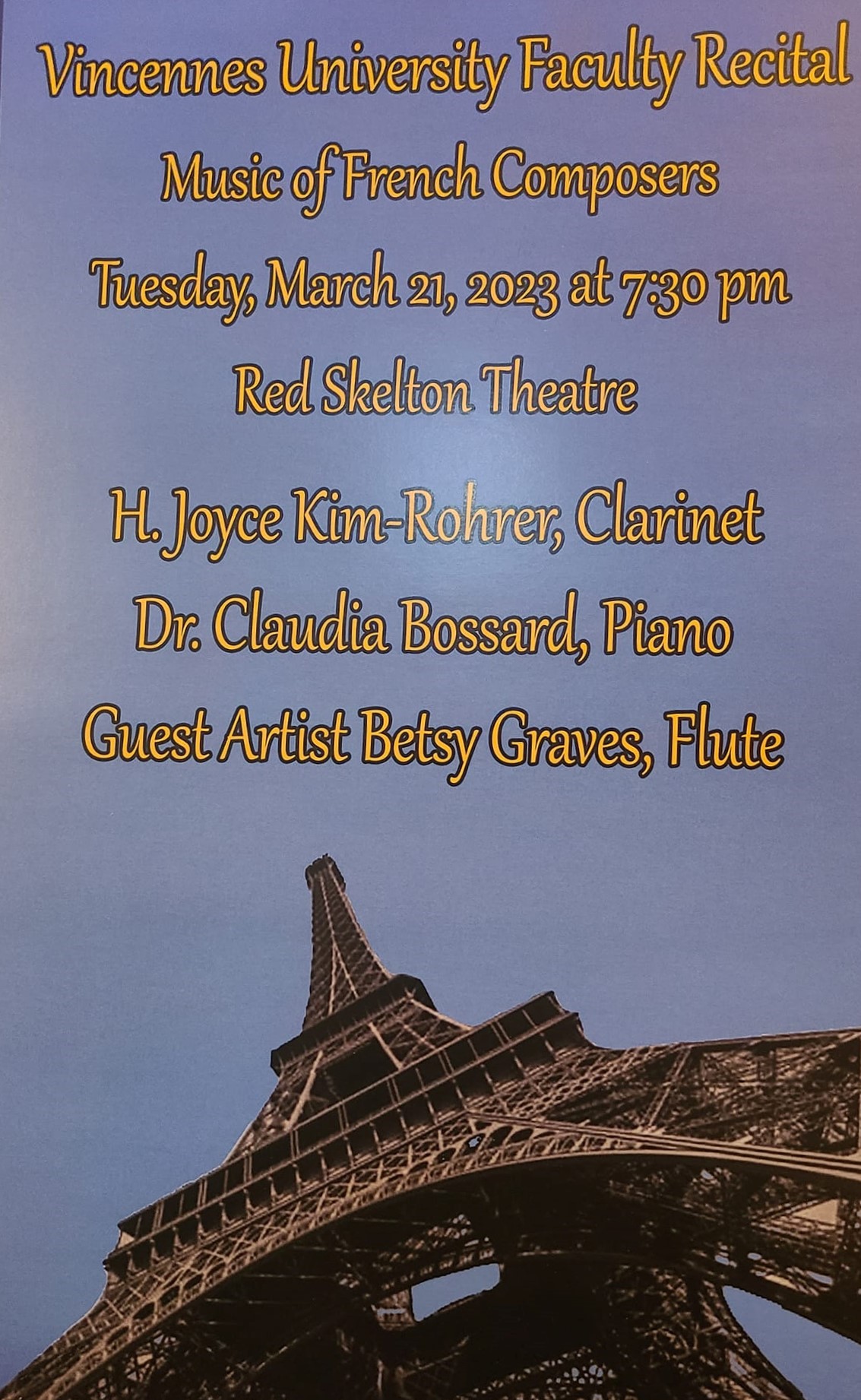 H. Joyce Kim-Rohrer performs - Vincennes/Knox County VTB