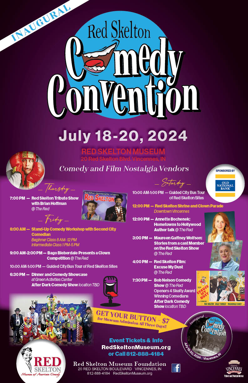 Inaugural Red Skelton Comedy Convention - Vincennes/Knox County VTB