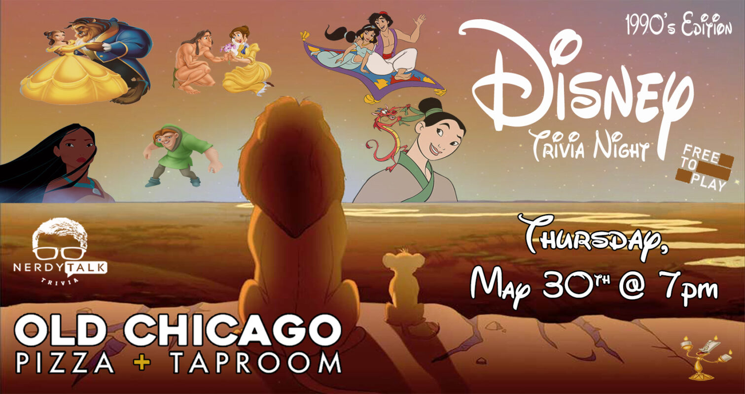 Disney 90s Movies Trivia at Old Chicago - Vincennes/Knox County VTB